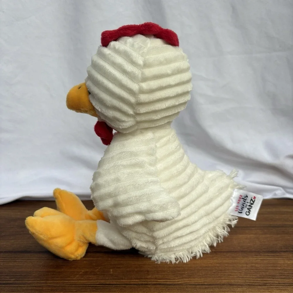 GANZ | Toys | Ganz Plush Chicken Stuffed Animal White Hen Rooster Farm ...